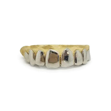 Solid Gold Custom Grillz | Silver & Gold Teeth - Grillz Godz