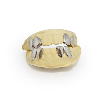 Custom Silver Grillz & Grills for Teeth - Free Mold Kits | Grillz Godz