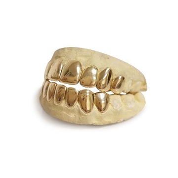 Solid Gold Custom Grillz | Silver & Gold Teeth - Grillz Godz